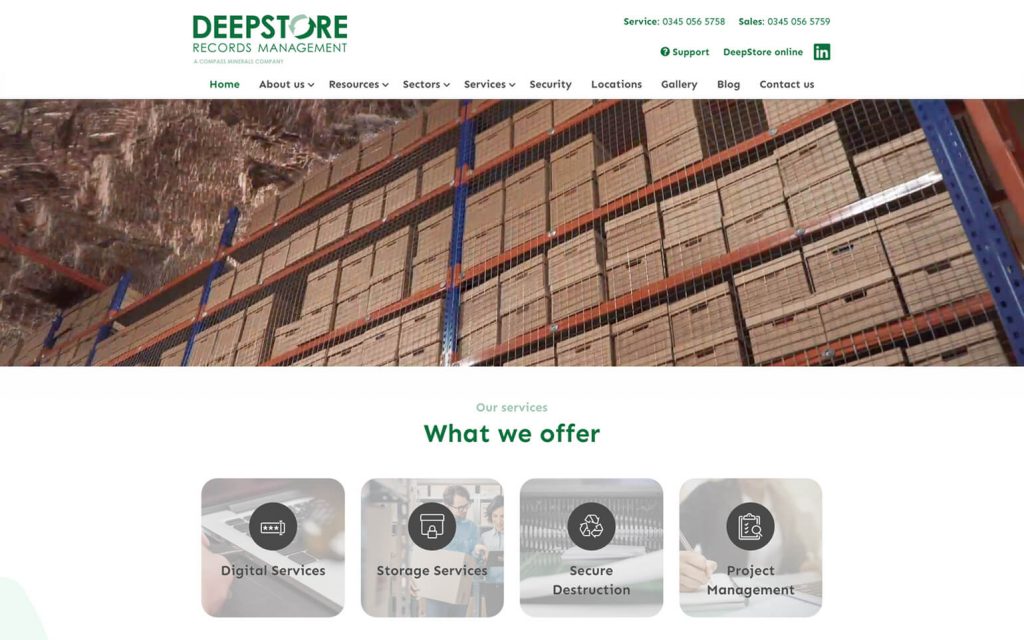 Portfolio: DeepStore - A Compass Minerals Company | Eclipse Marketing